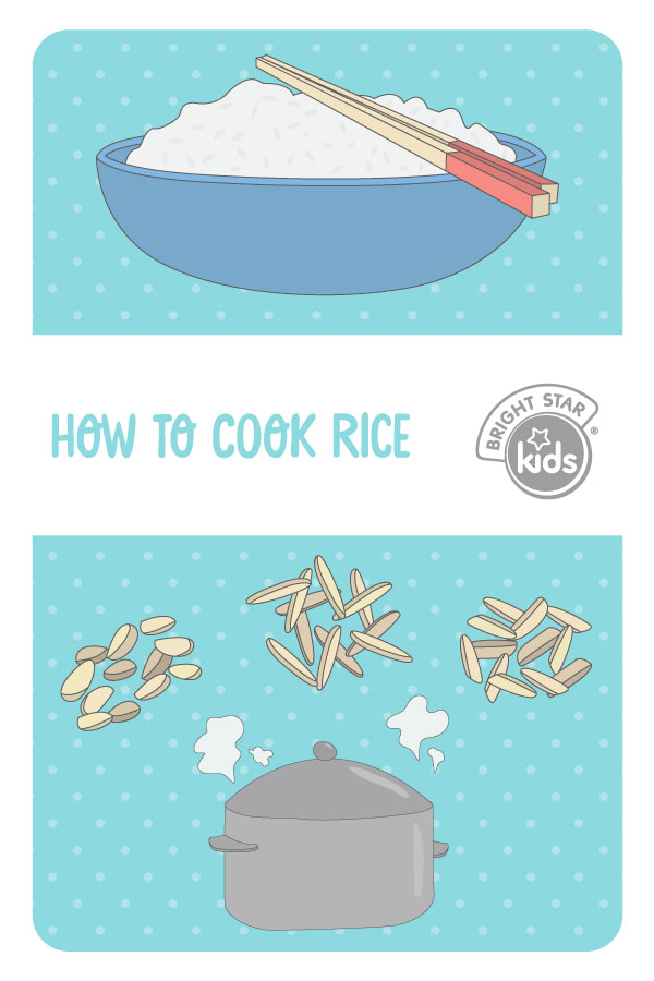 How To Cook Rice - Easy Tutorial - Bright Star Kids